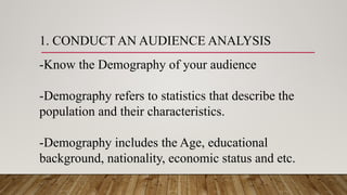 Principles of speech writing in Public Speaking.pptx