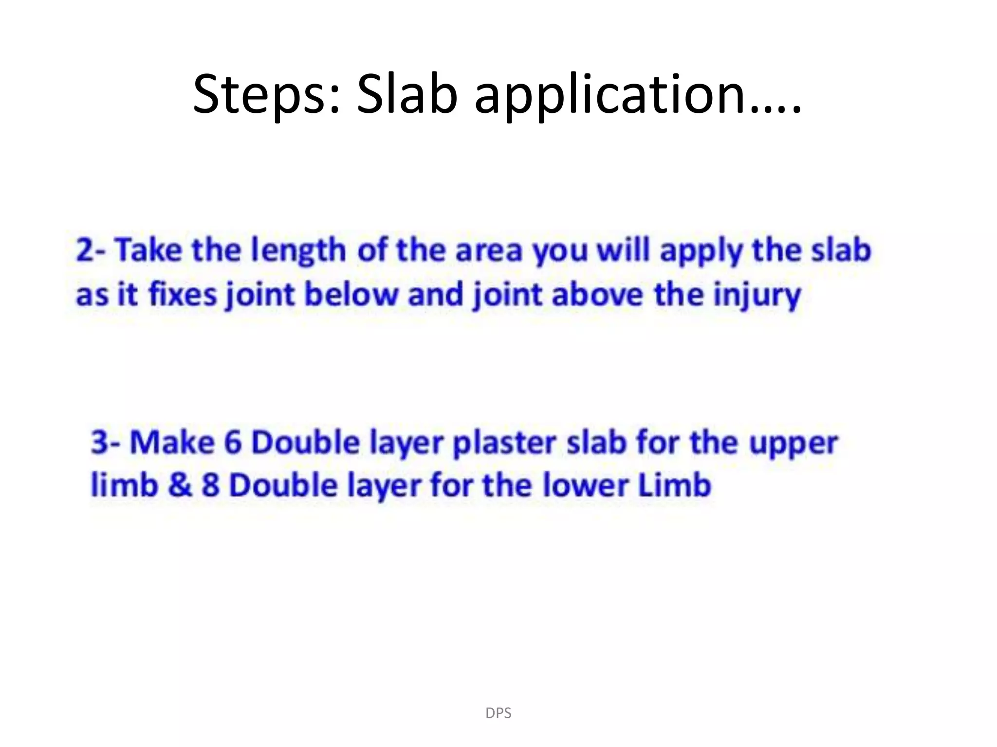 Principles of splints and casts in orthopaedics by Dr. D. P. Swami | PPTX