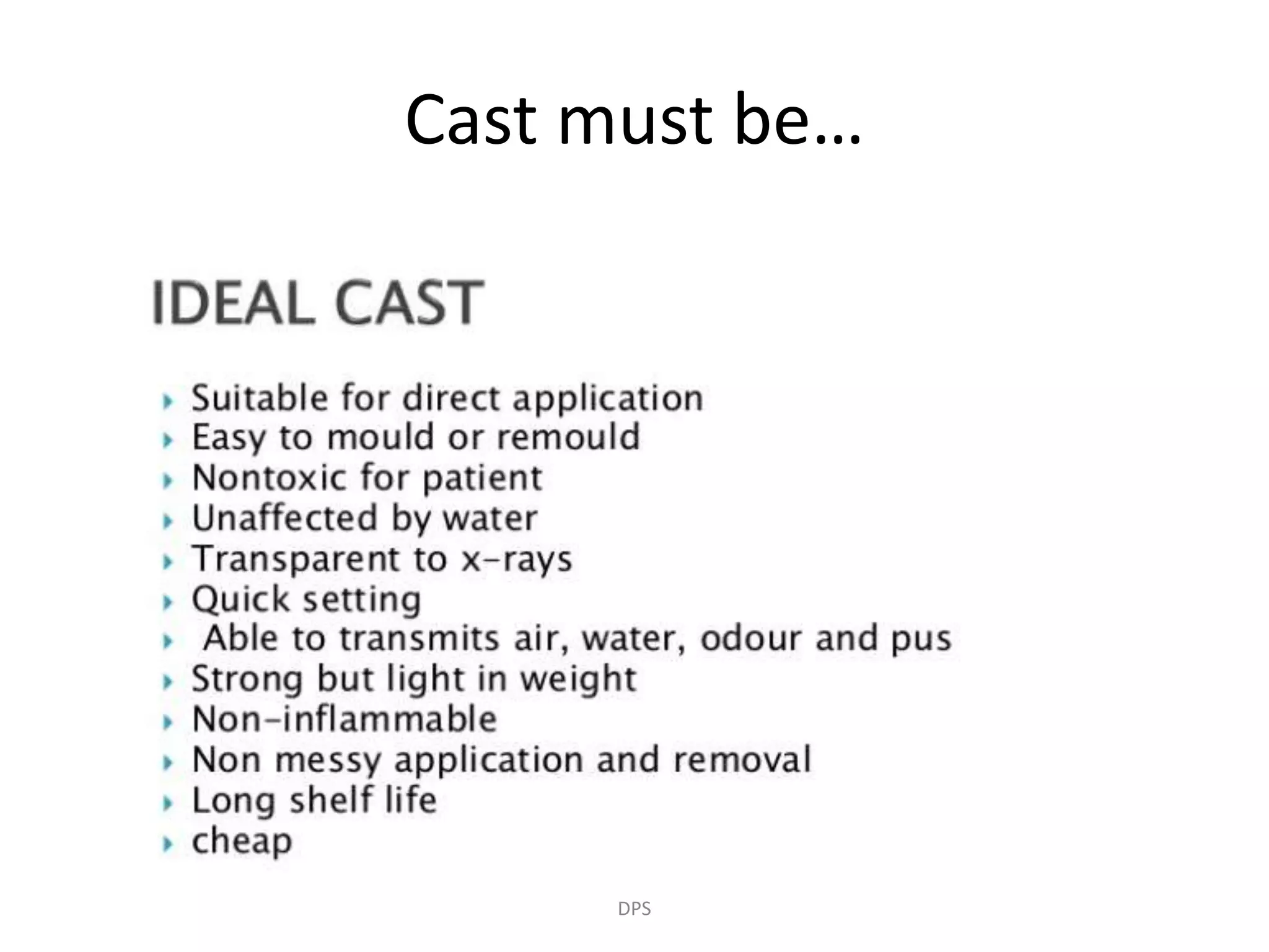Principles of splints and casts in orthopaedics by Dr. D. P. Swami | PPTX