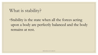 Principles of Stability | PPTX