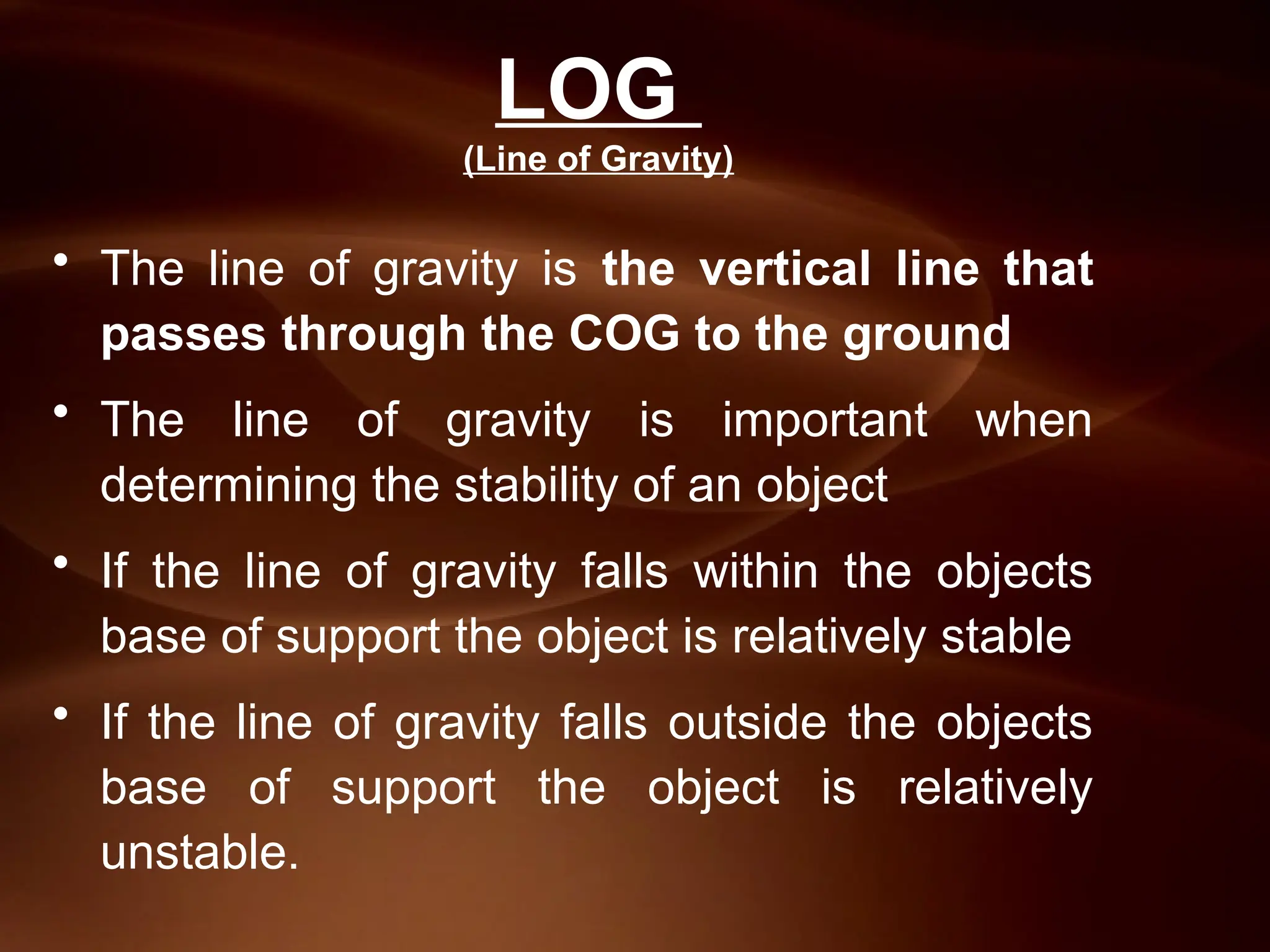Principles of Stability, biomedical physics , stability, physical ...