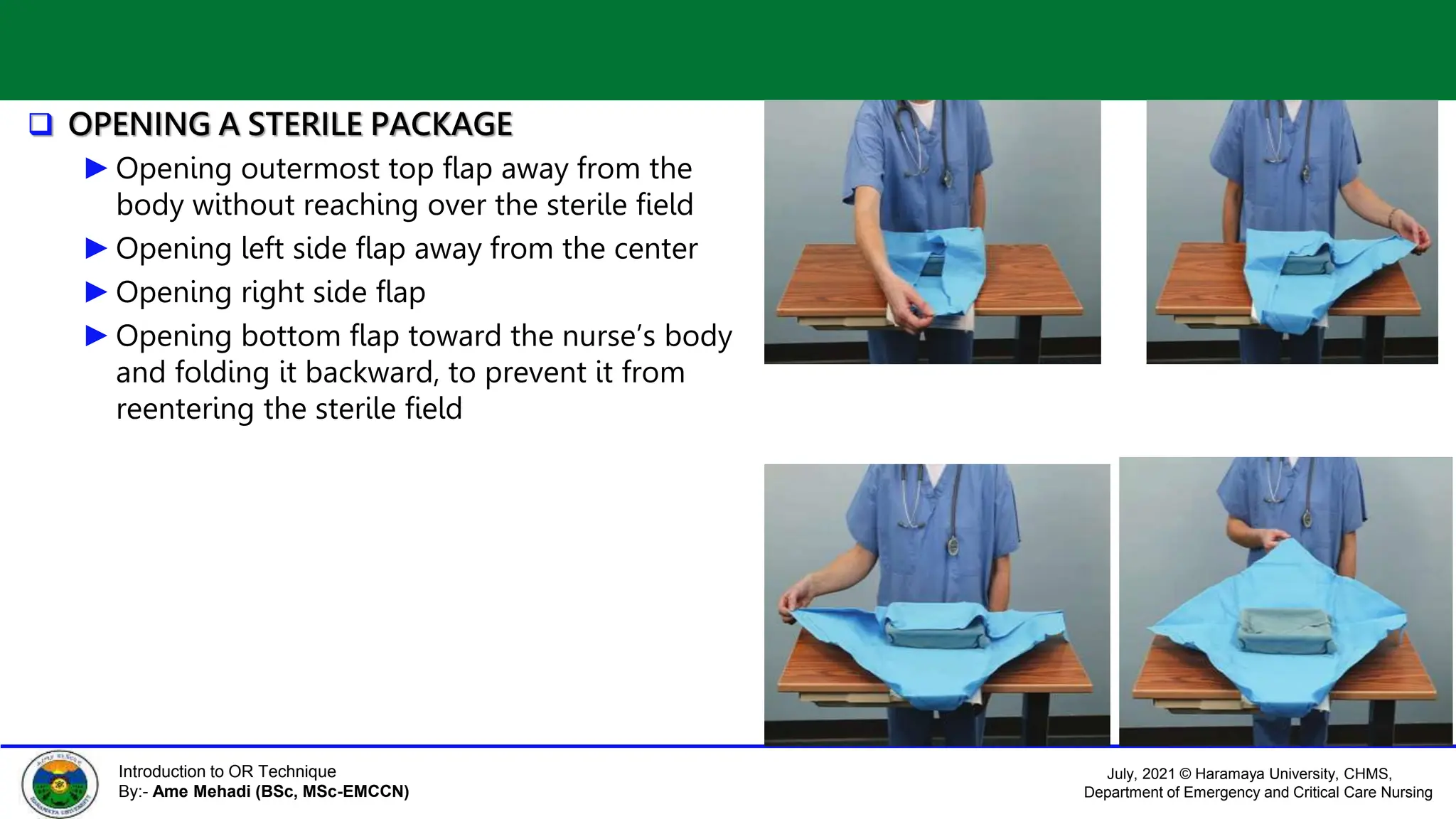 PRINCIPLES OF STERILE FIELD.pptx
