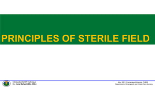 PRINCIPLES OF STERILE FIELD.pptx