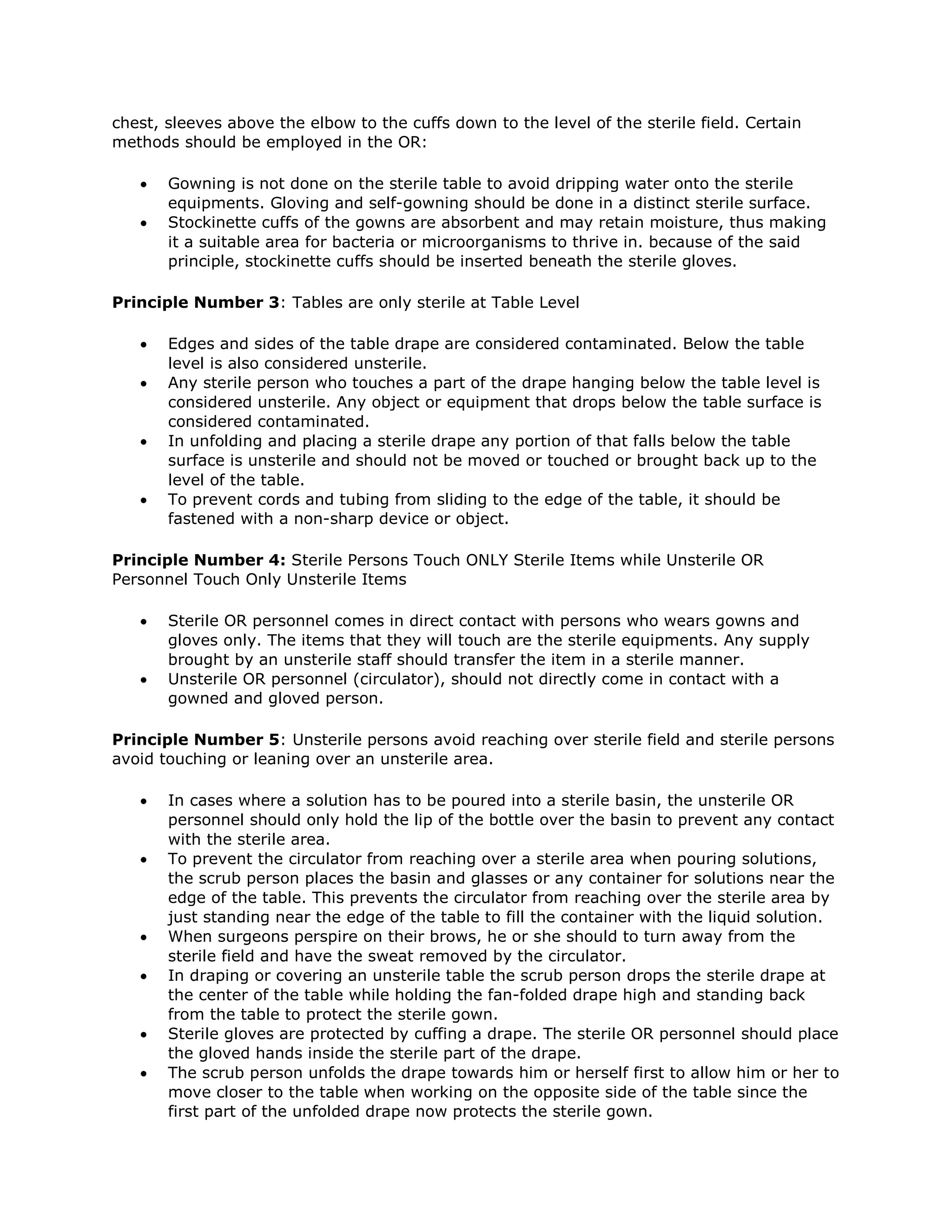 Principles of sterility | PDF