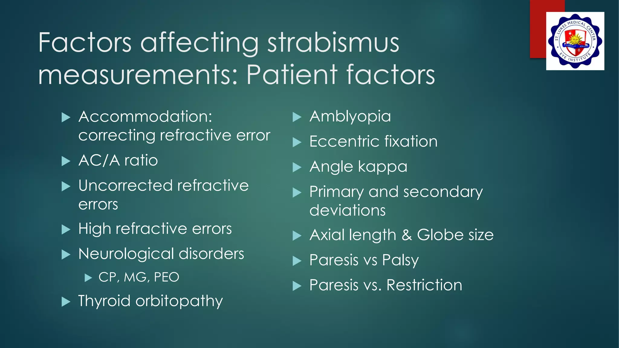 Principles of strabismus surgery part 1 of 3 | PDF