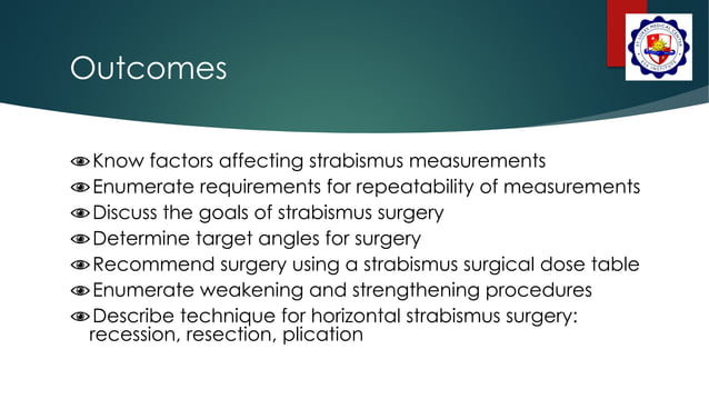 Principles of strabismus surgery part 1 of 3 | PDF | Eye and Vision ...