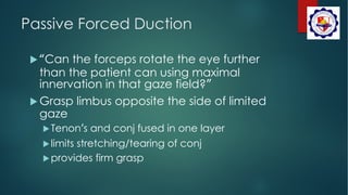 Principles of strabismus surgery part 2 of 3 | PDF