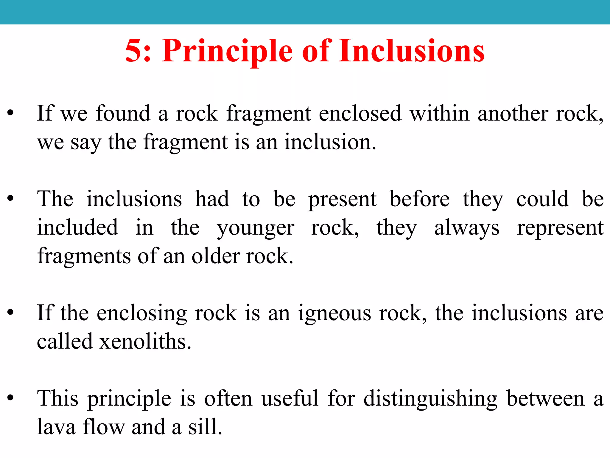 Principles of stratigraphy | PPTX