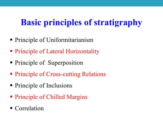 Principles of stratigraphy | PPTX | Geology | Science