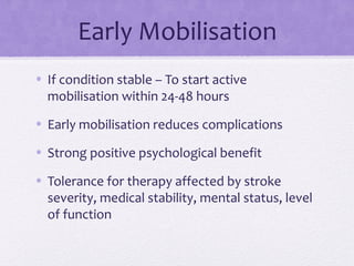 Principles of stroke rehab | PPT