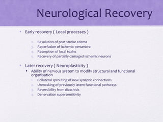 Principles of stroke rehab | PPT