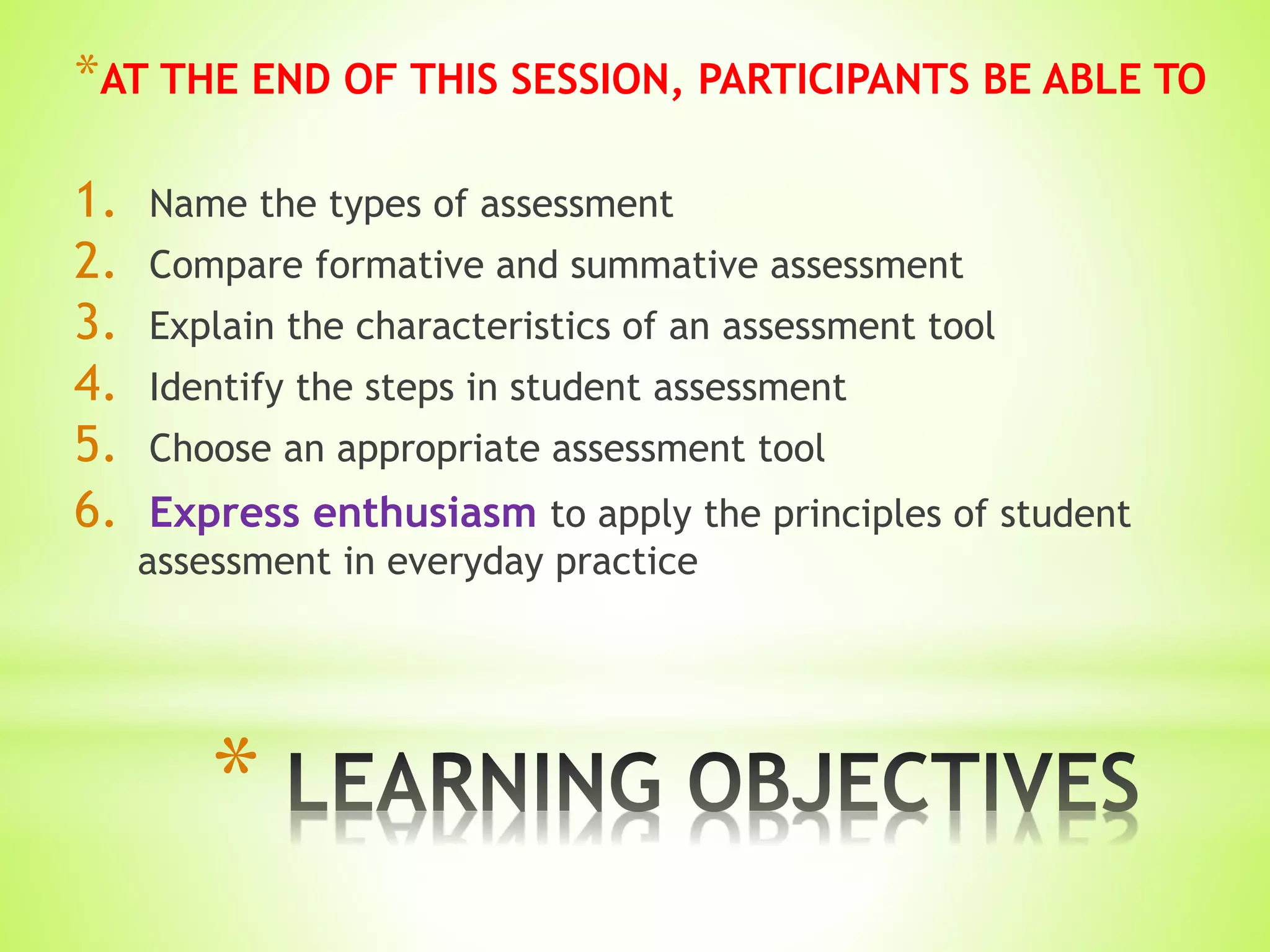 Principles of student assessment in medical education 2017 SATYA | PPTX