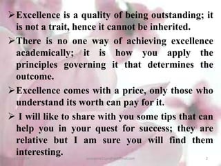 Principles of Success is for those who are to be self motivated. | PPT