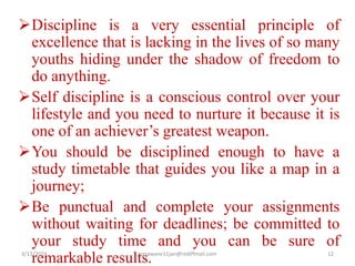 Principles of Success is for those who are to be self motivated. | PPT