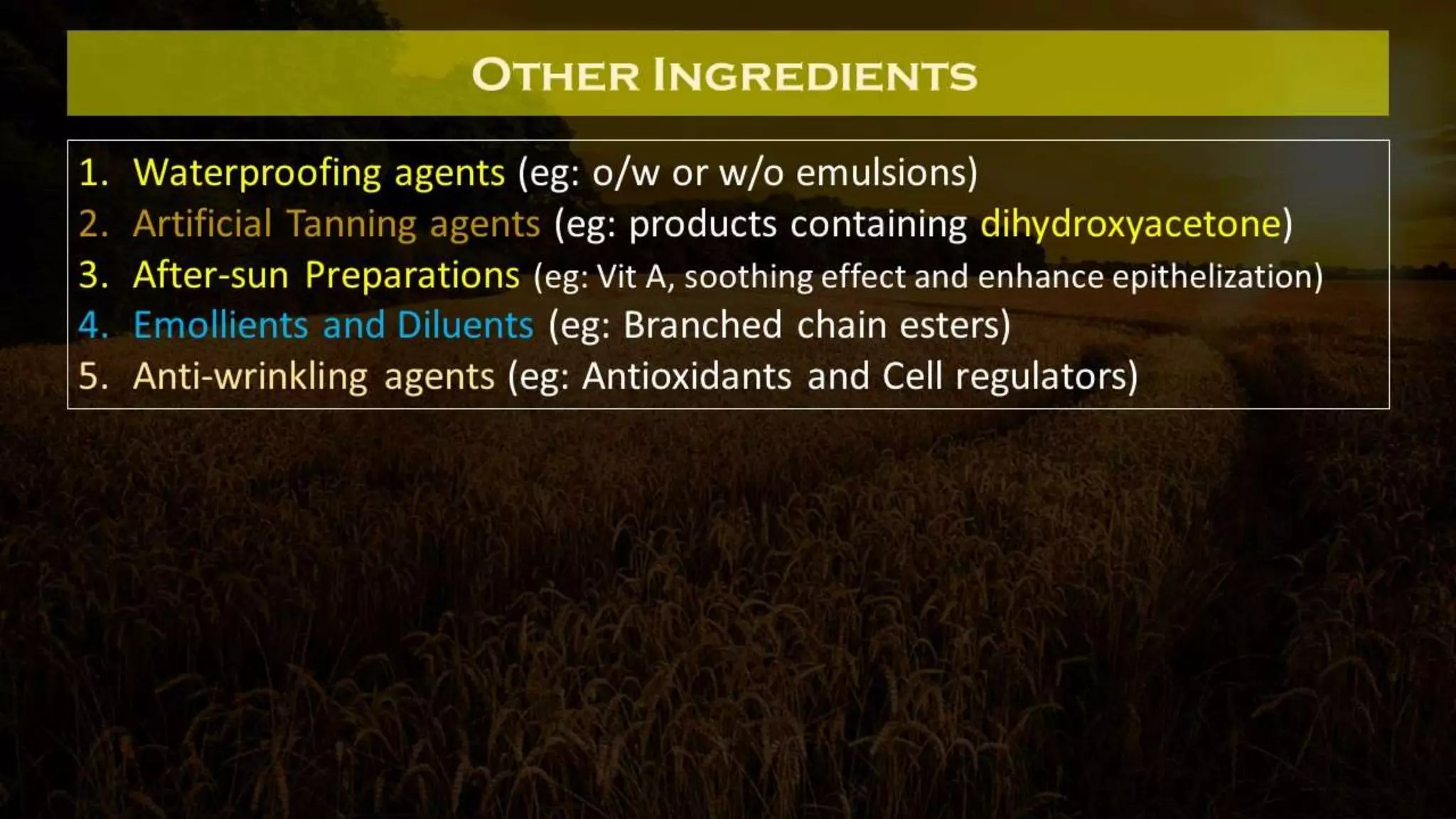 PRINCIPLES OF SUN PROTECTION - Classification and Formulations of ...