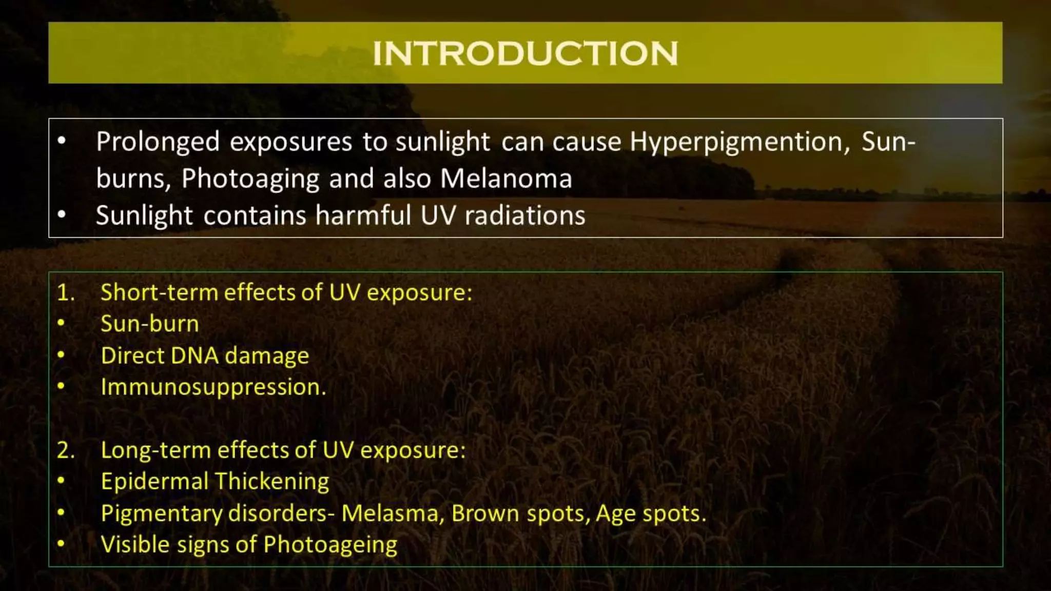 PRINCIPLES OF SUN PROTECTION - Classification and Formulations of ...