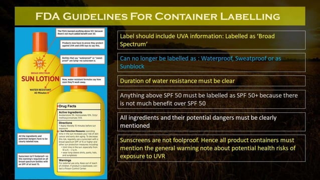 PRINCIPLES OF SUN PROTECTION - Classification and Formulations of ...