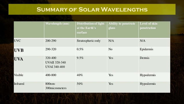 PRINCIPLES OF SUN PROTECTION - Classification and Formulations of ...