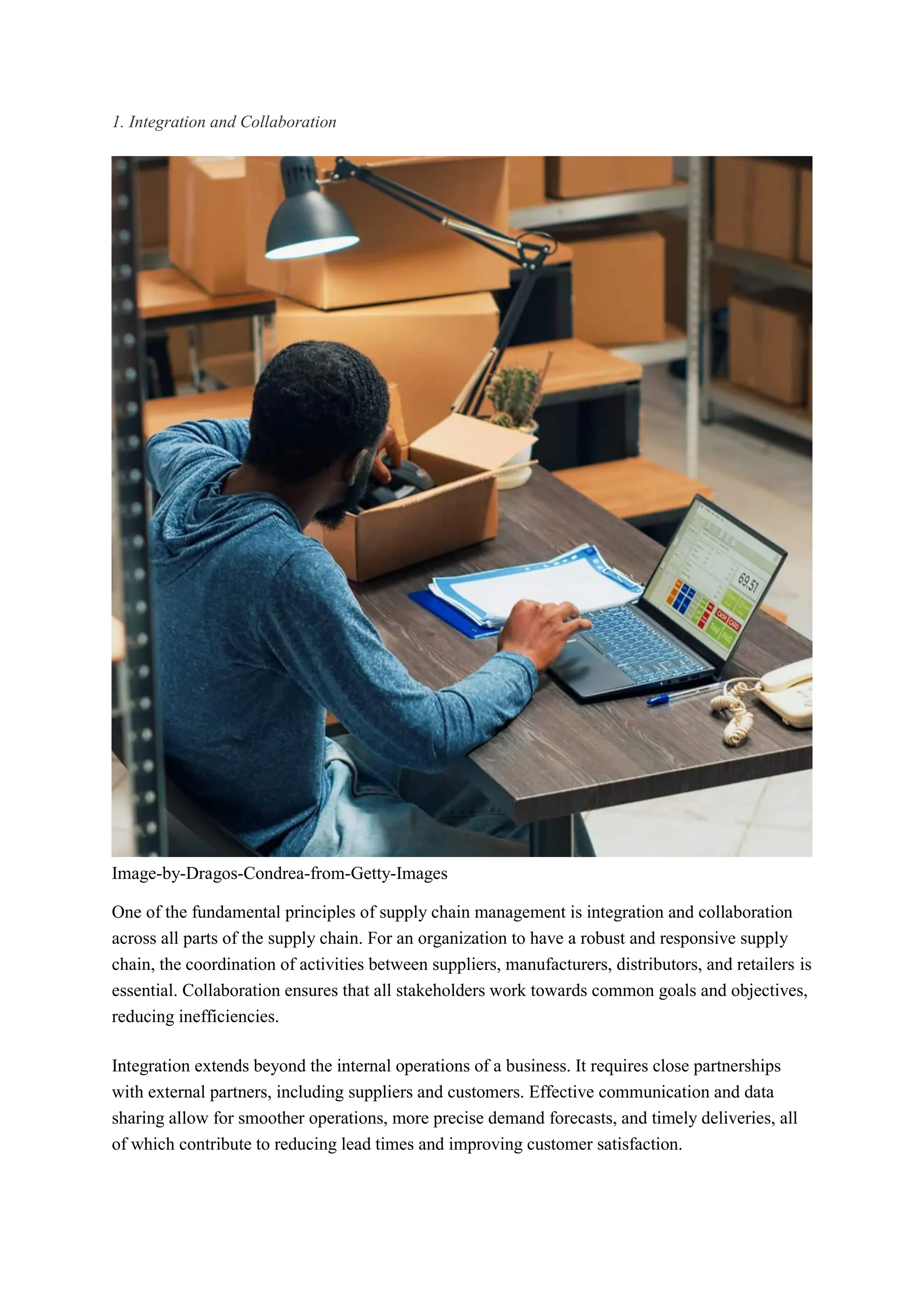 6 Key Principles of Supply Chain Management | Mr. Business Magazine | PDF