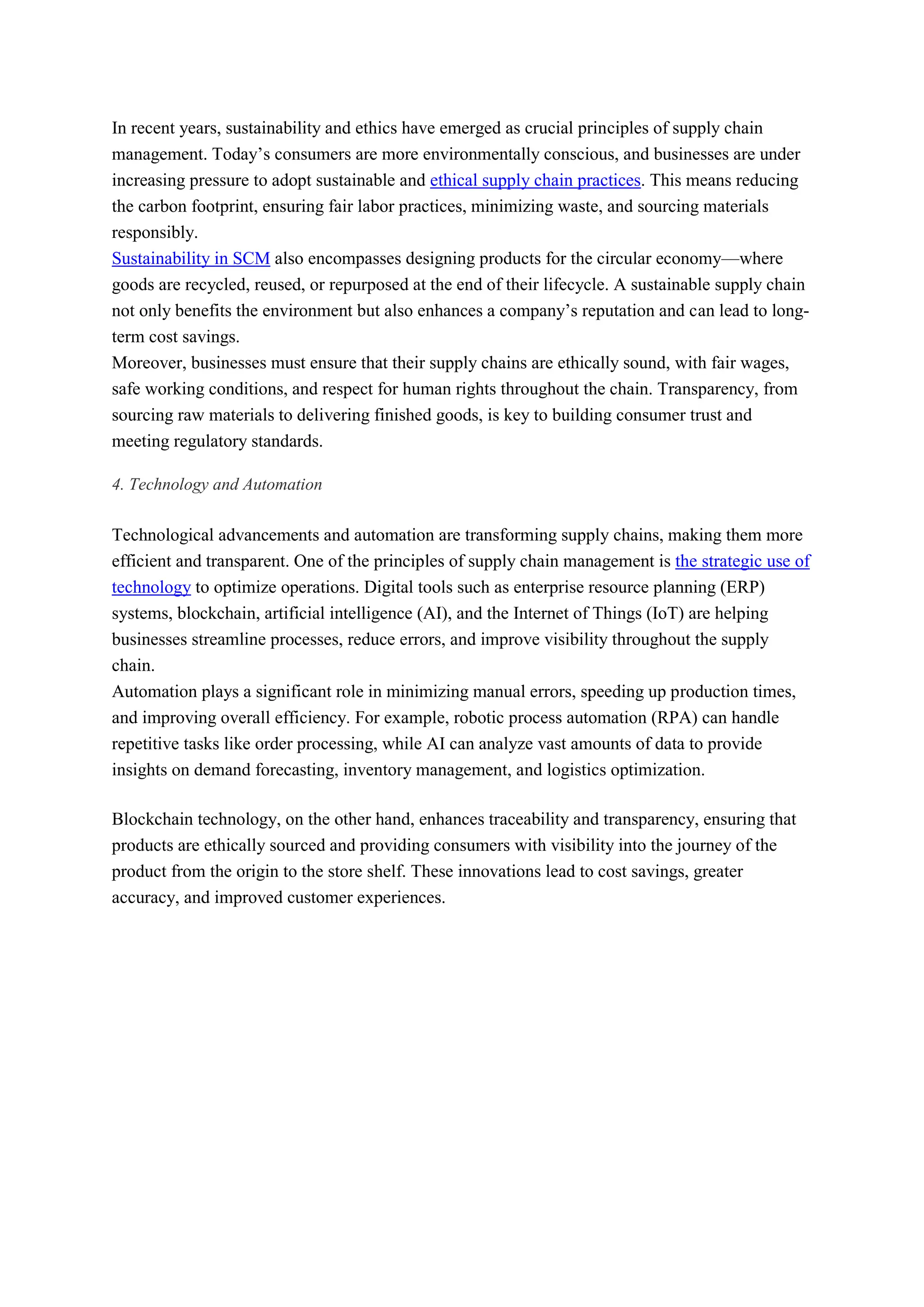 6 Key Principles of Supply Chain Management | Mr. Business Magazine | PDF