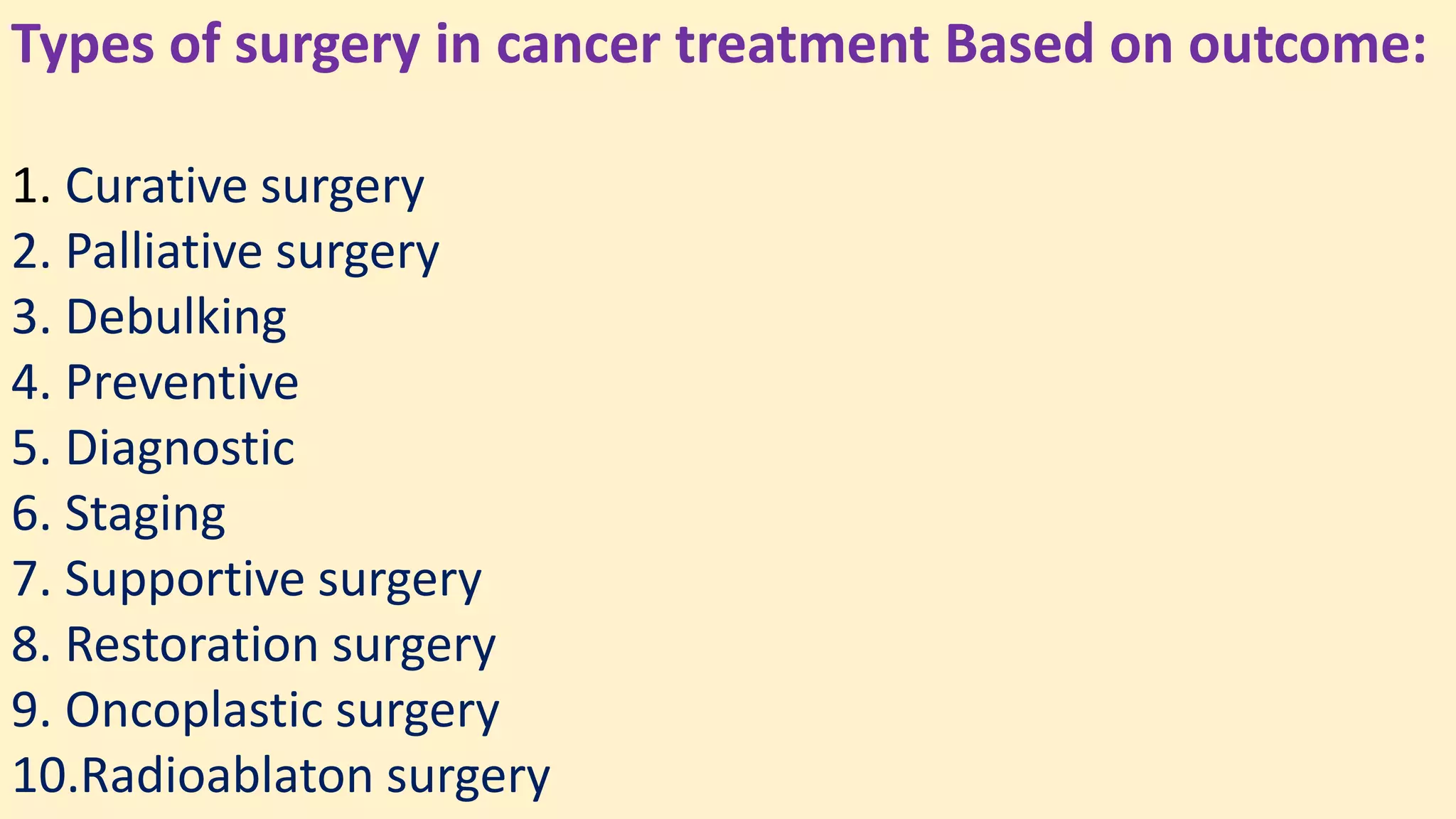 Principles of surgical oncology updated | PPTX
