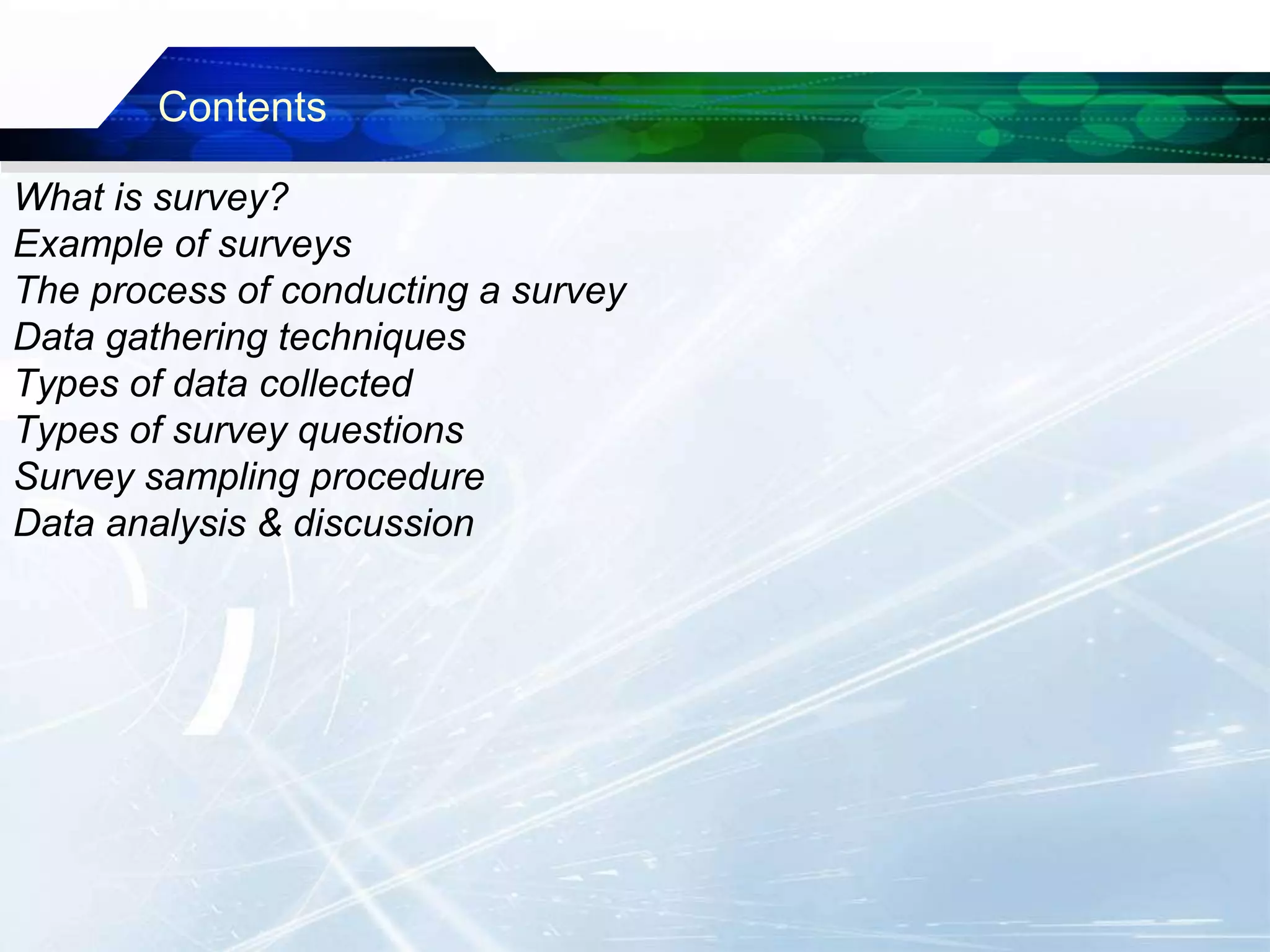 survey research | PPTX