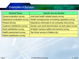 survey research | PPT
