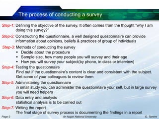 survey research | PPT