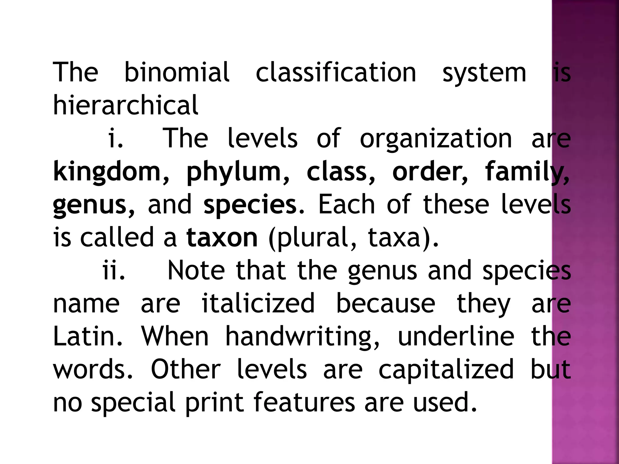 Principles of taxonomy | PPTX