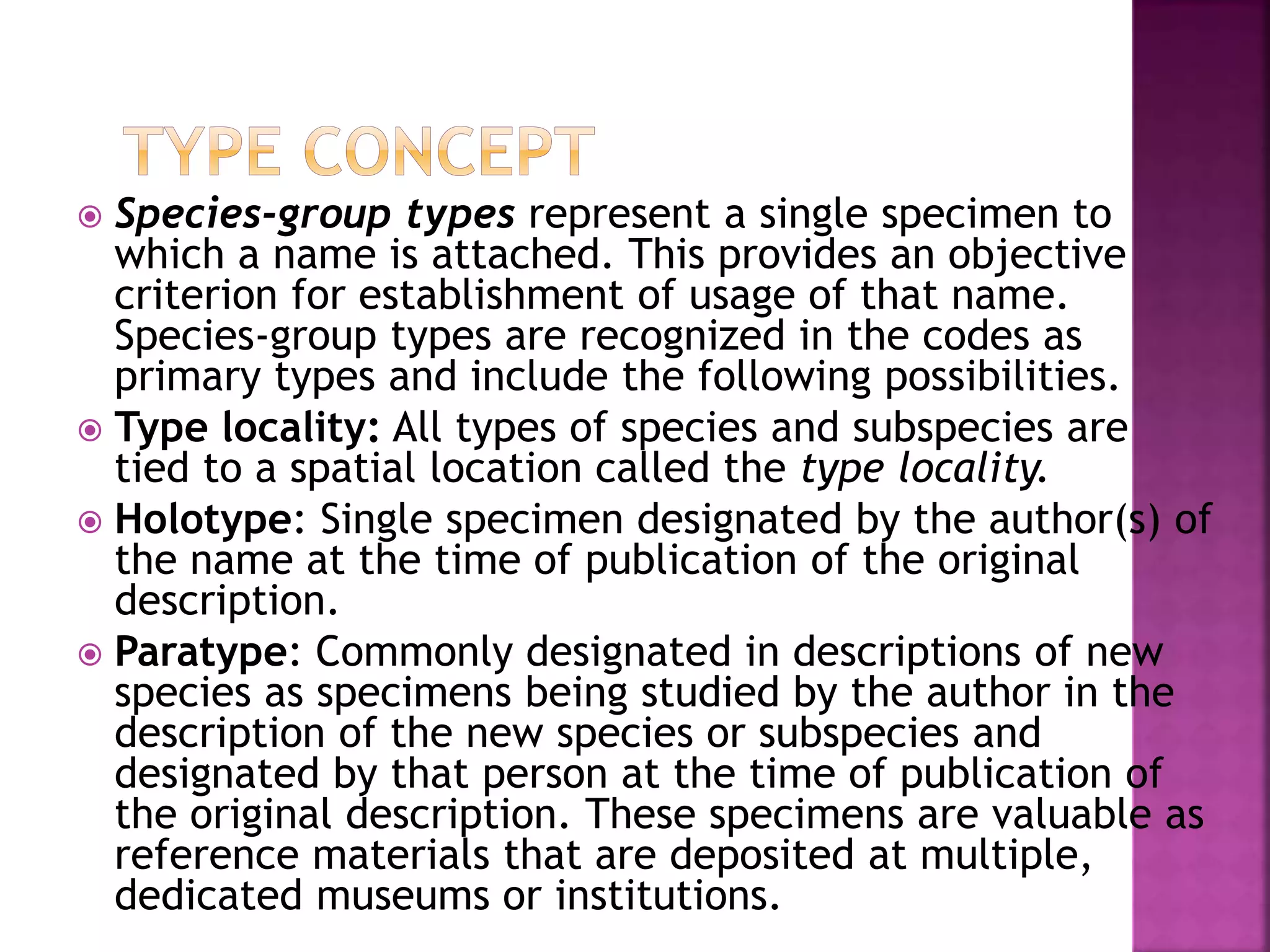 Principles of taxonomy | PPTX