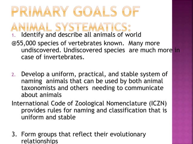 Principles of taxonomy | PPTX | Biological Sciences | Science