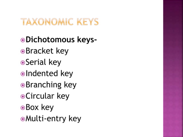 Principles of taxonomy | PPTX | Biological Sciences | Science