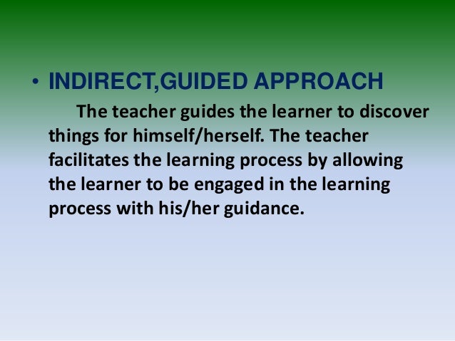 Examples Of Indirect Approach Letters