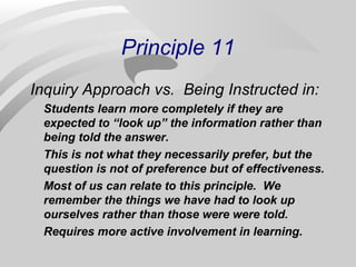 Principles of teaching | PPT | Education