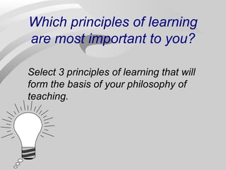 Principles of teaching | PPT