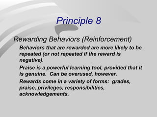 Principles of teaching | PPT