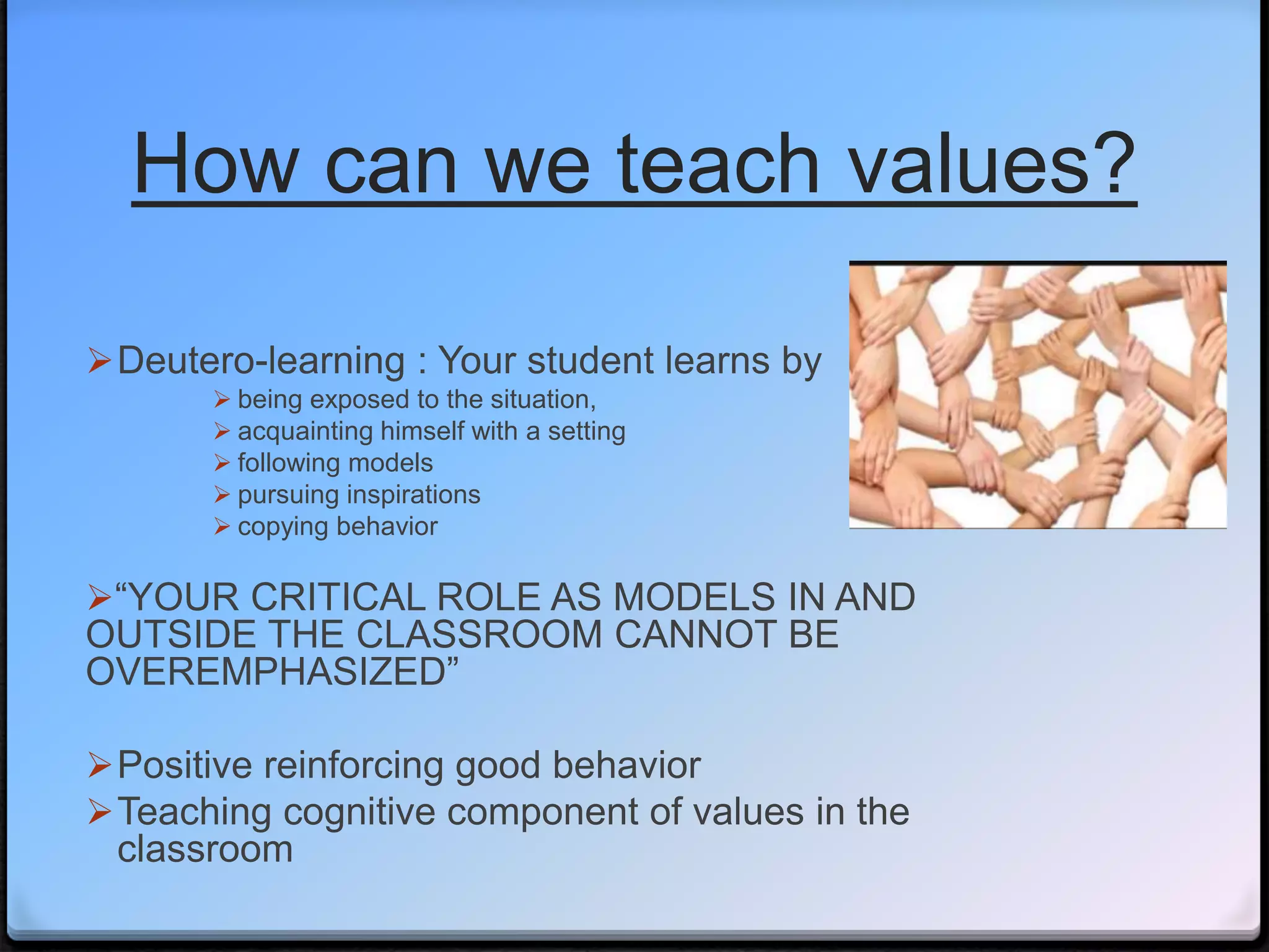 Principles of teaching.structure of subject matter content.2015