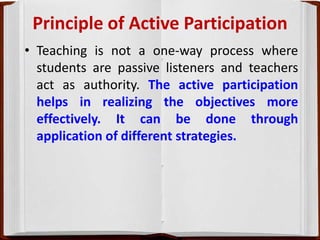 Principles of teaching | PPTX