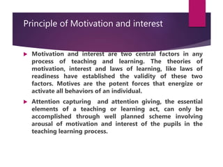 Principles of teaching | PPTX