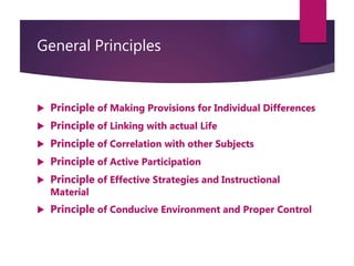 Principles of teaching | PPTX