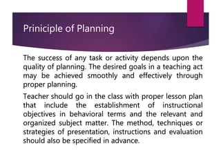 Principles of teaching | PPTX