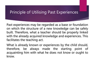 Principles of teaching | PPTX