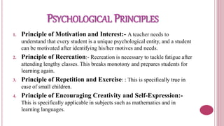Principles of Teaching.pptx Principles of Teaching General Principles ...