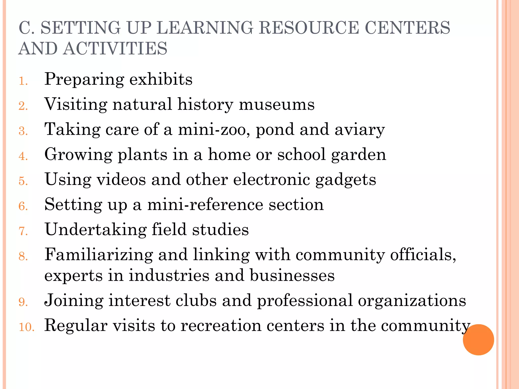 Instructional Resources and Materials for Science Teaching | PPT