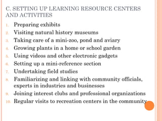 Instructional Resources and Materials for Science Teaching | PPT