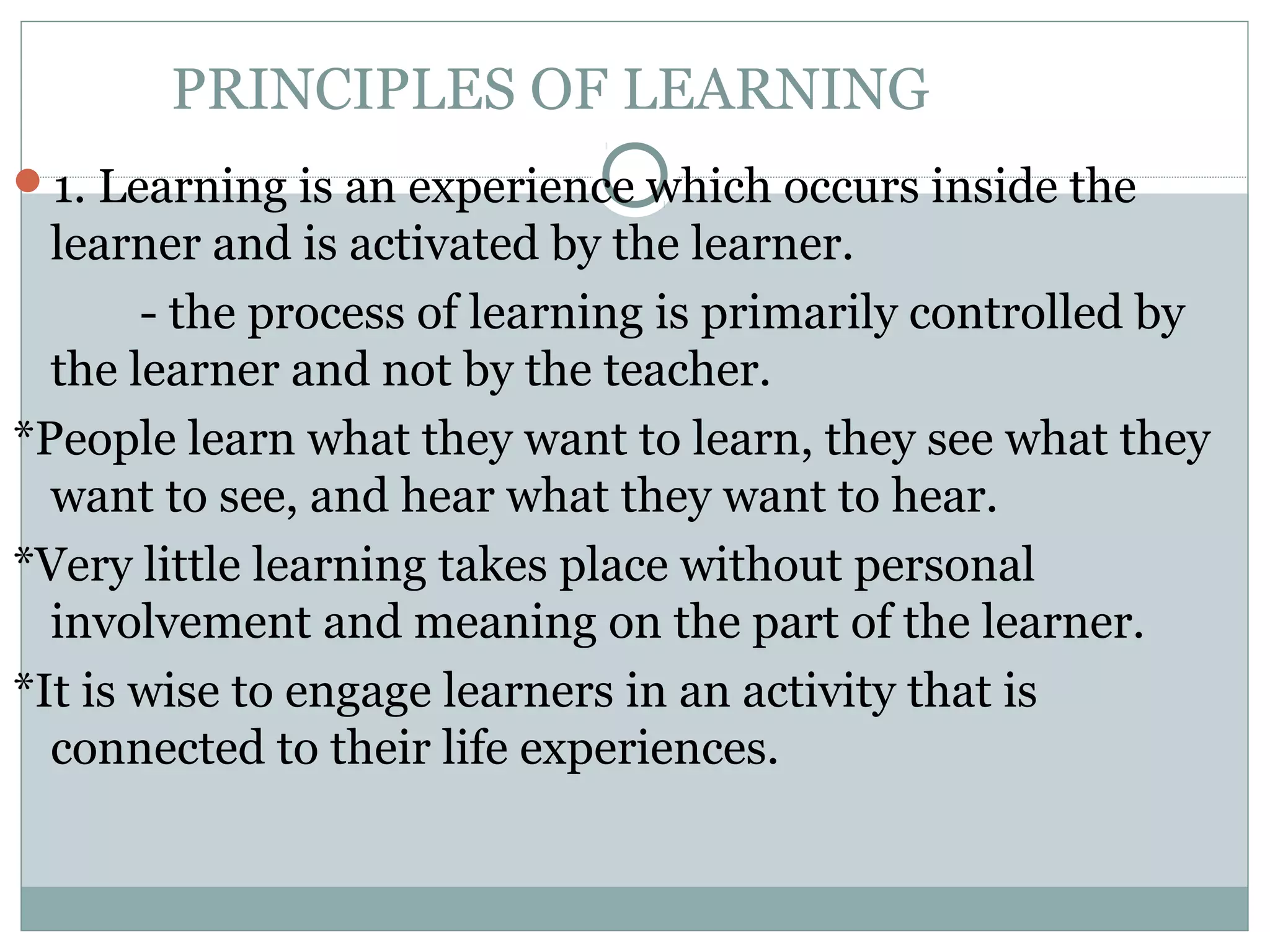 Principles of Teaching | PPT