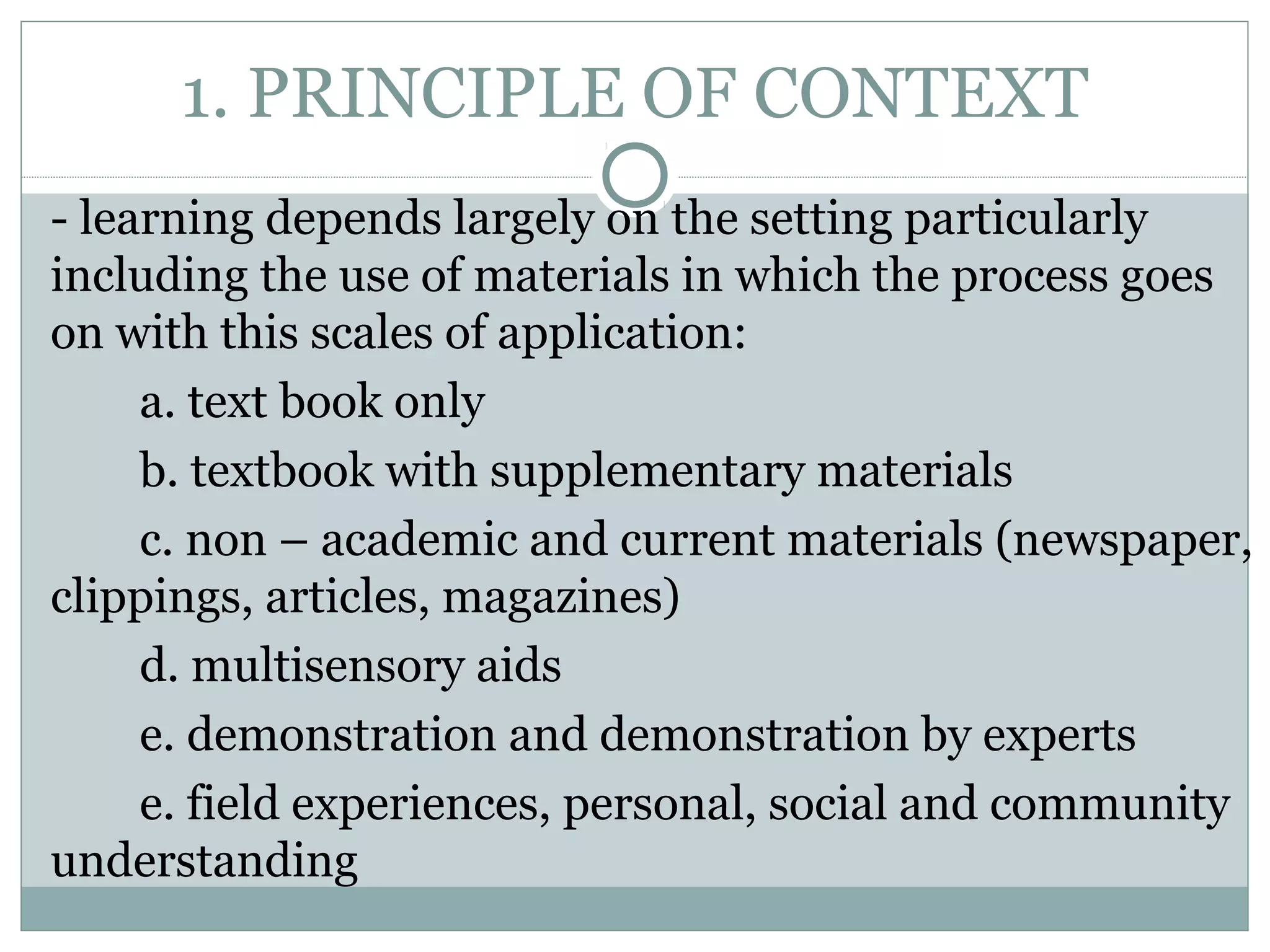 Principles of Teaching | PPT