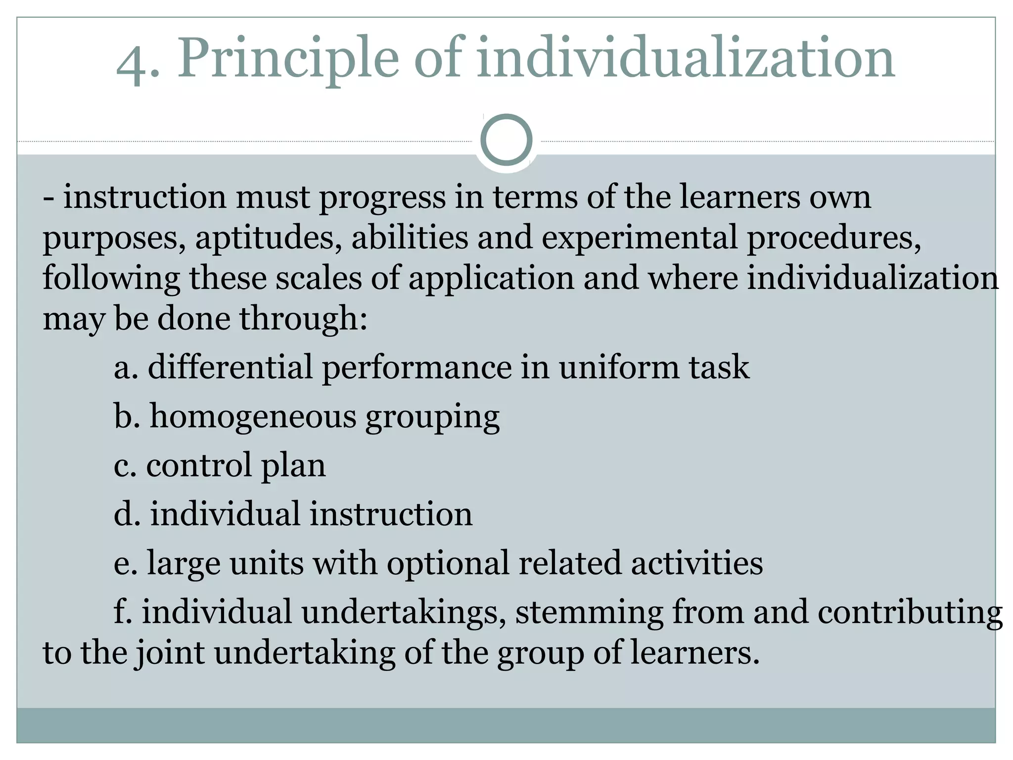 Principles of Teaching | PPT