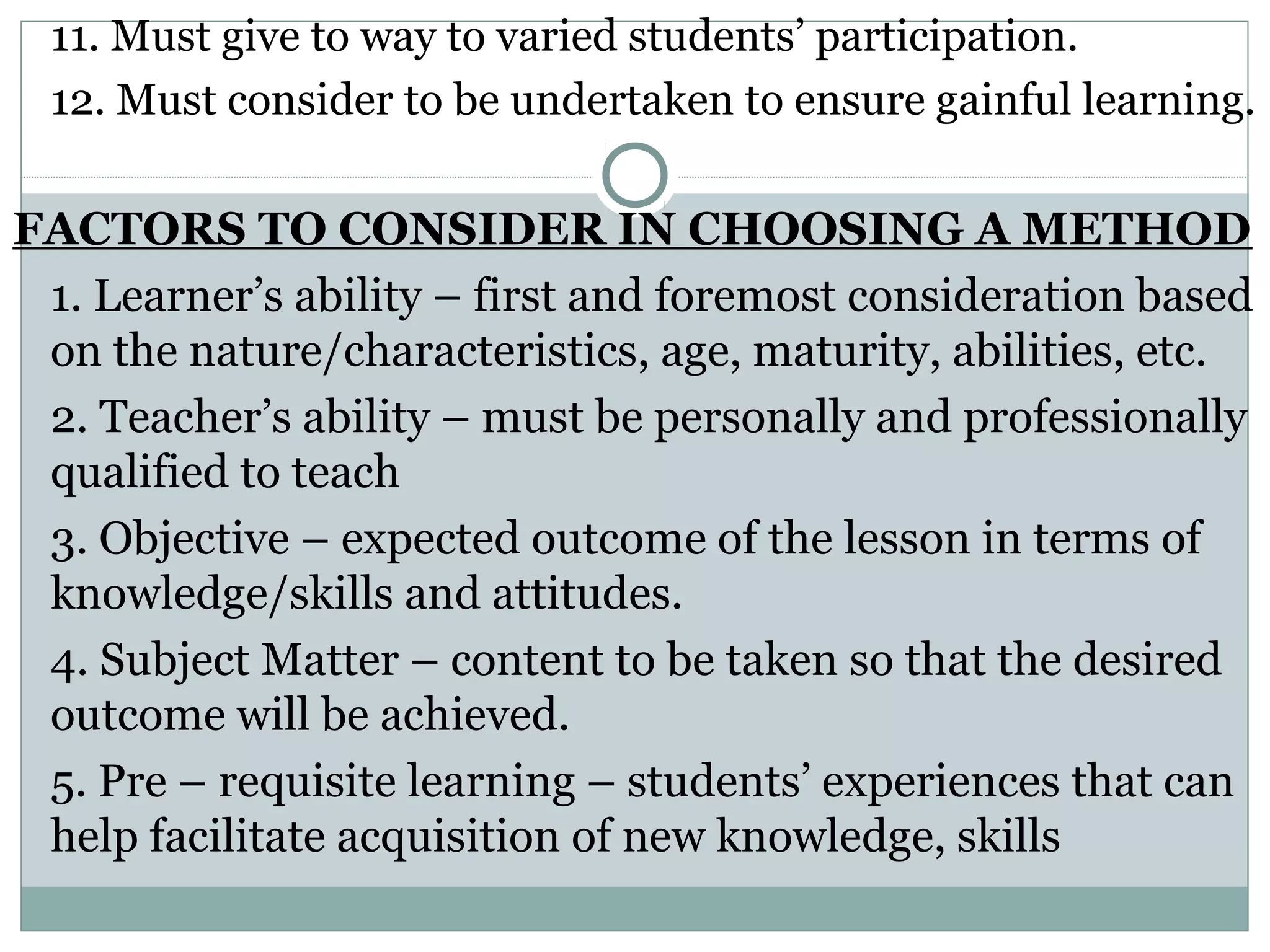 Principles of Teaching | PPT