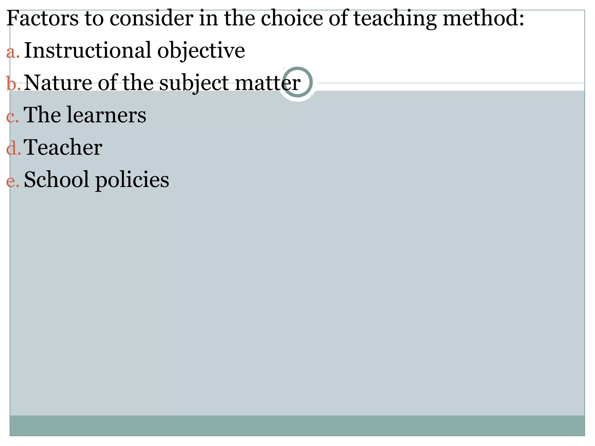 Principles of Teaching | PPT